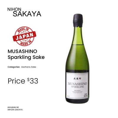 MUSASHINO Sparkling Sake | LA RUE