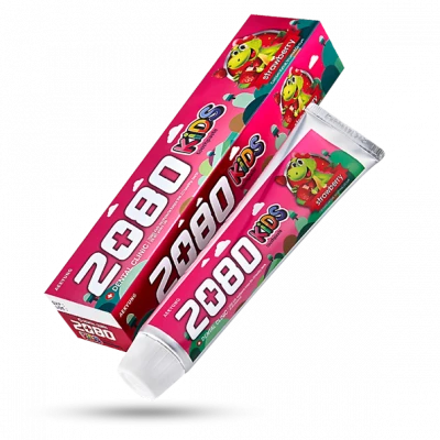 2080 Kids Toothpaste Strawberry (x 3pieces) | LA RUE