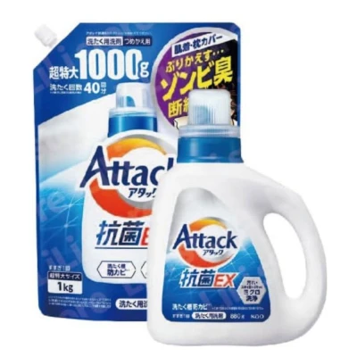 Attack Lundry Detergent Japan/ សាប៊ូជប៉ុនសម្រាប់បោកសម្អាត សម្លៀកបំពាក់ ...