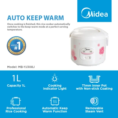 Midea Rice Cooker (1.0L) | LA RUE