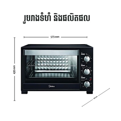 Midea Toaster Oven (35L,1500W) | LA RUE