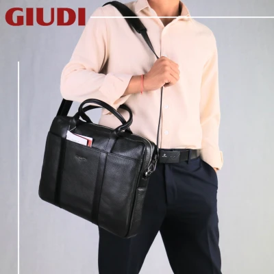 FW2020 GIUDI MEN BRIEFCASE 10050 T AE GD 03 | LA RUE